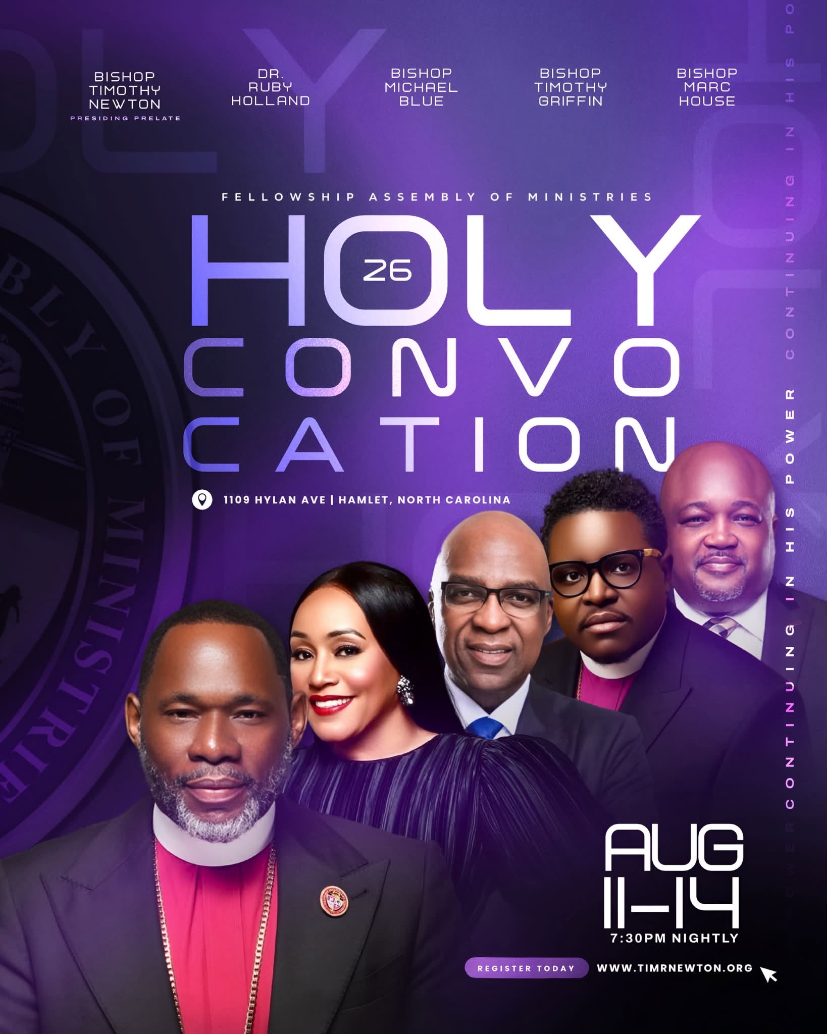 Holy Convocation - Tim R Newton Ministries